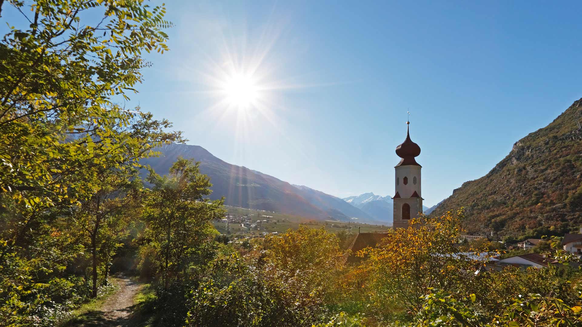 Naturns bei Meran, Südtirol - Urlaub und 315 Sonnentage